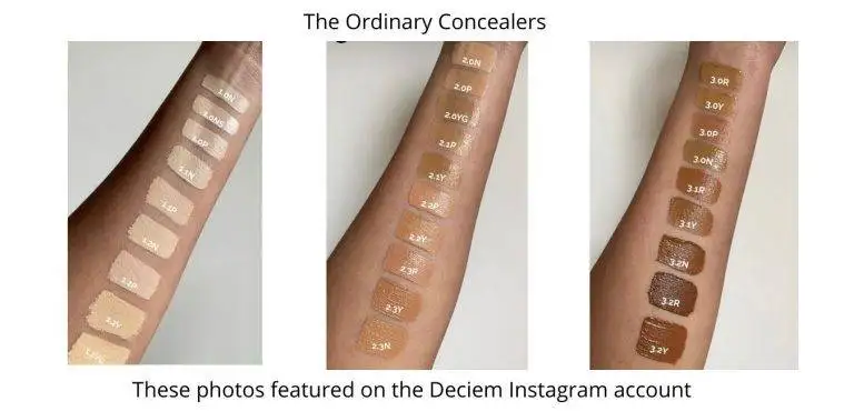 The Ordinary Concealers - 36 Shades Available Now