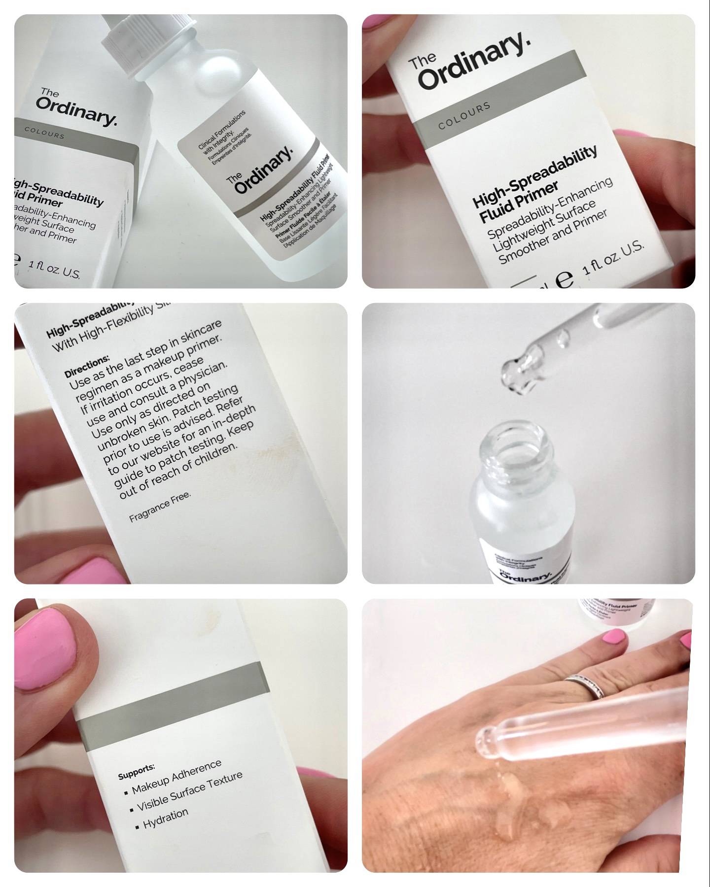 The Ordinary Primers - Silicone Primer & High-Spreadability Primer