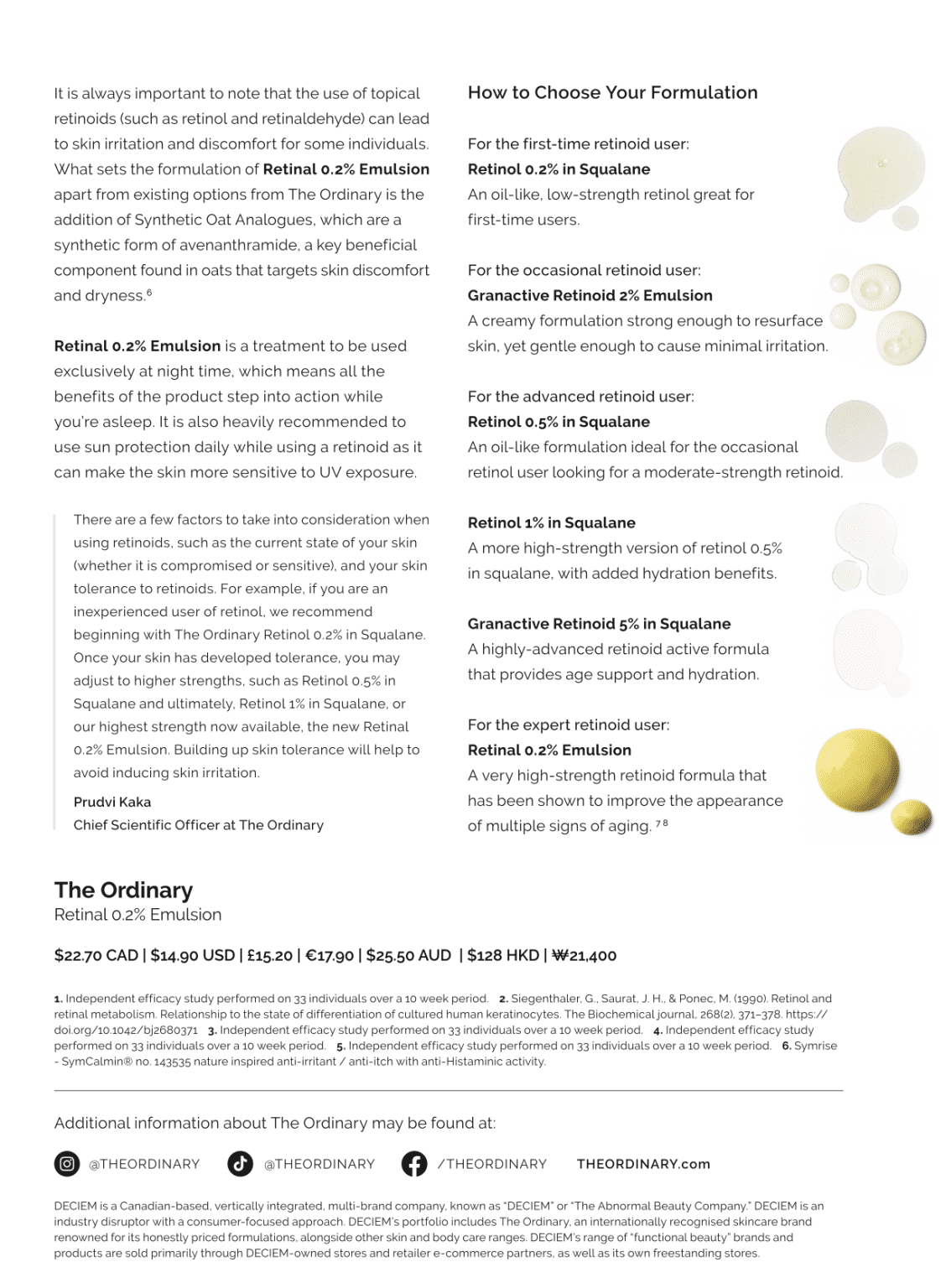 The Ordinary Retinols & Retinoids | The Beginner´s Guide